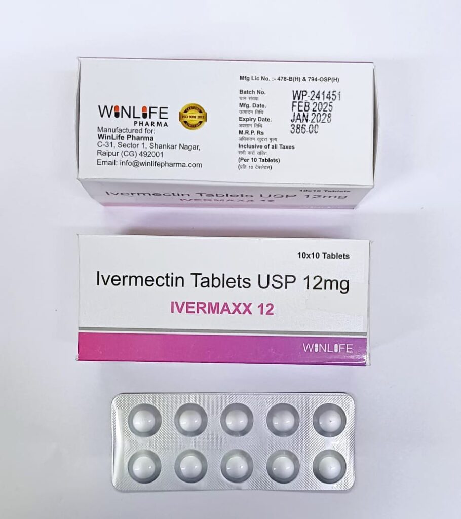 Ivermaxx 12 Mg By Winlife Pharma - Pharmacy Online In UK